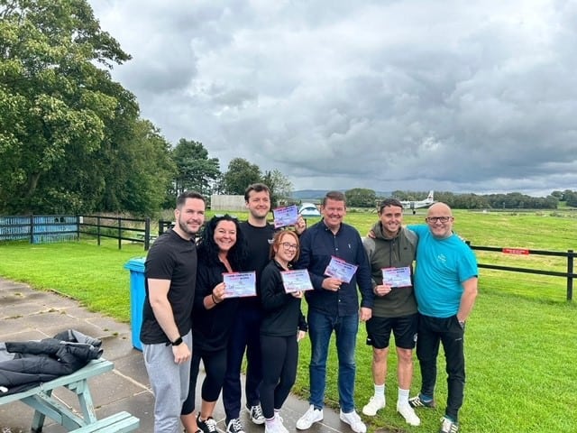 Team San Carlo Sky Dive for Breast Cancer UK - Tim Bacon Foundation