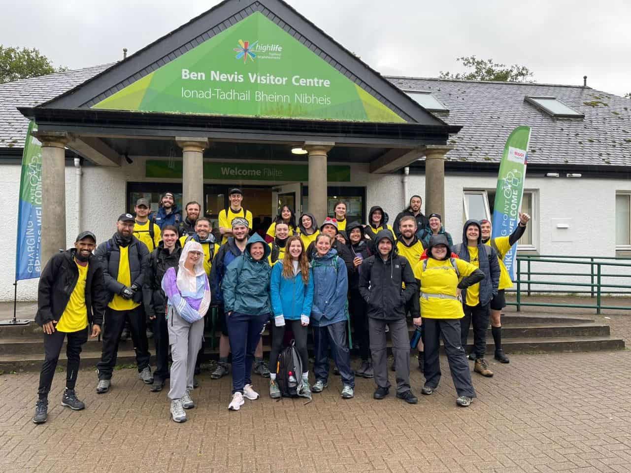 The Alchemist climb Ben Nevis - Tim Bacon Foundation